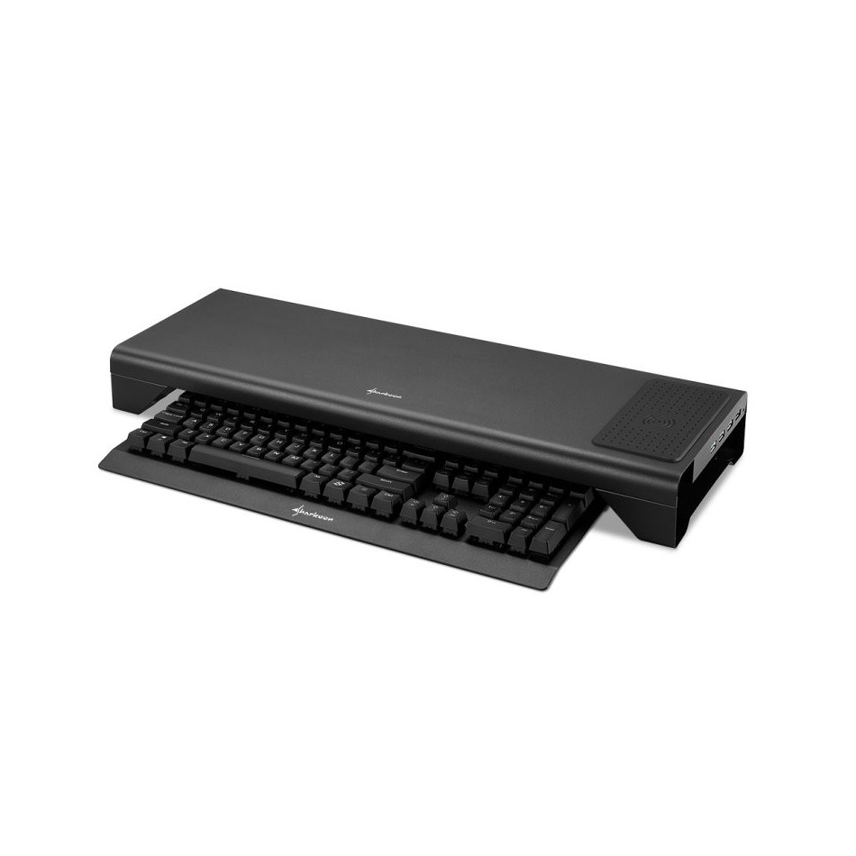 BASE PARA MONITOR SHARKOON POWER USB INALAMBRICA NEGRO