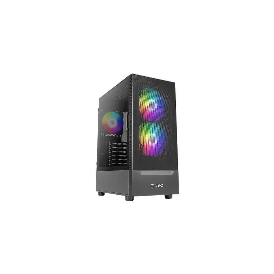 Caja PC Gaming NX10 Antec RGB Midi Tower USB 3.2 ATX Negro