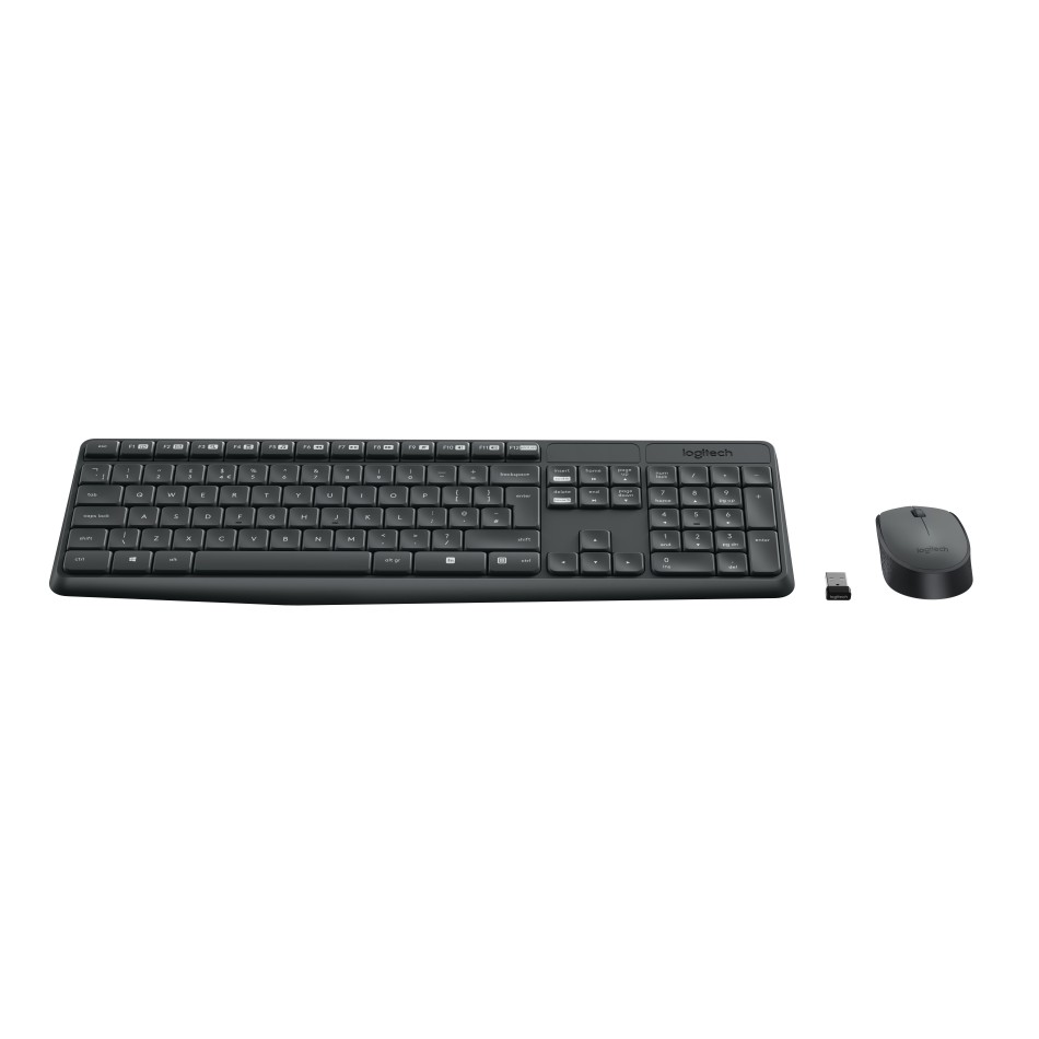 Pack de teclado y ratón Logitech MK235 con conectividad USB