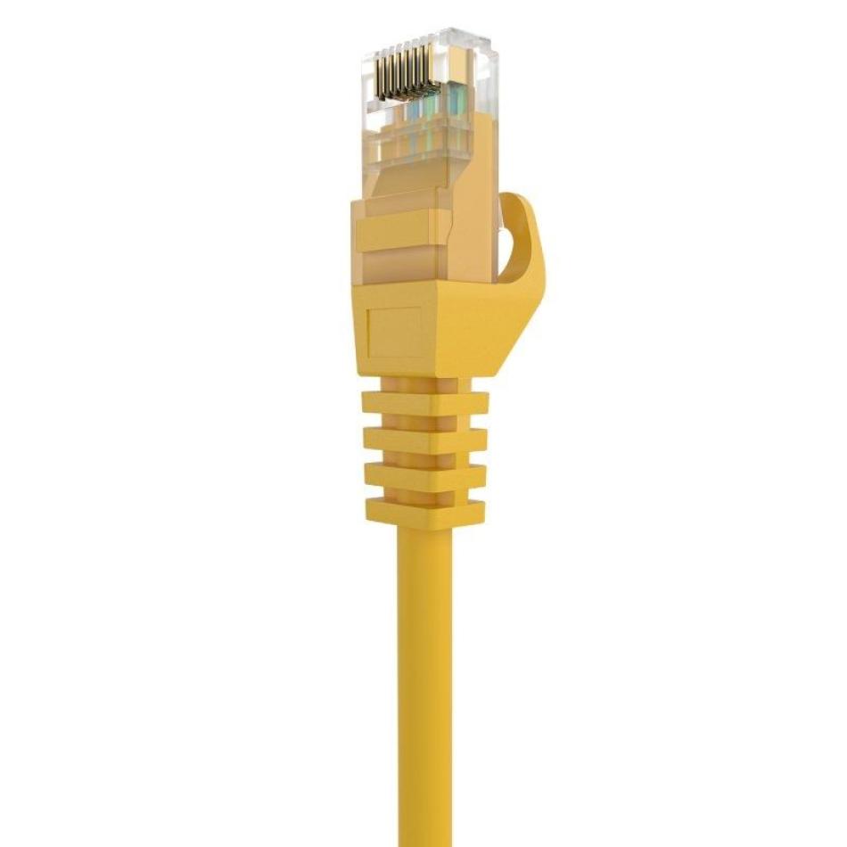 Cable de Red RJ45 Aisens AWG24 UTP Cat.6A LSZH 1m Amarillo