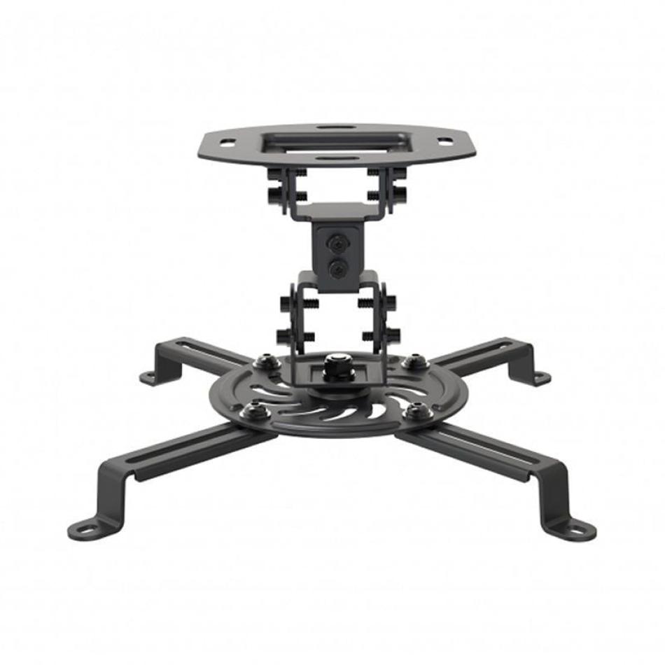 Extensor soporte proyector techo y pared min 29.6cm hasta 53.5cm blanco