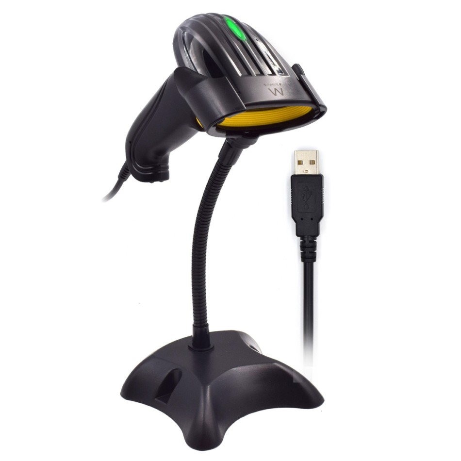 Lector Código de Barras MK40 2D Mustek USB Negro