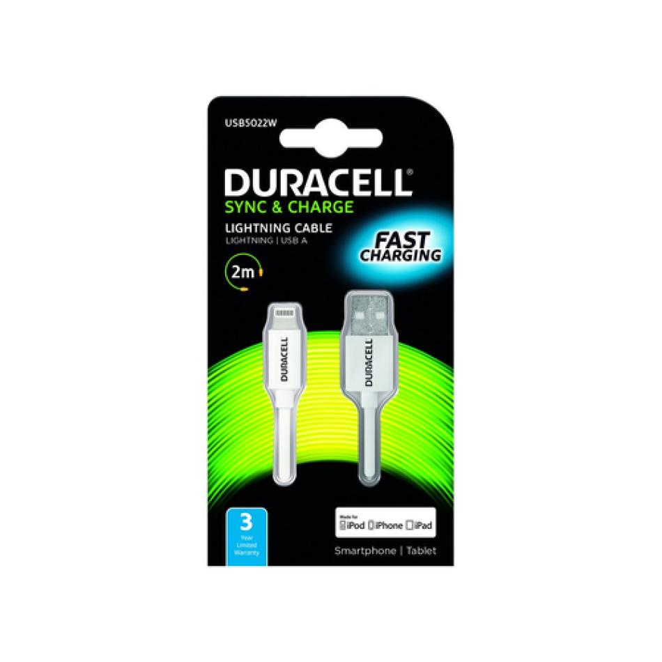 Cable USB 2.0 Duracell: Carga y transfiere datos con facilidad