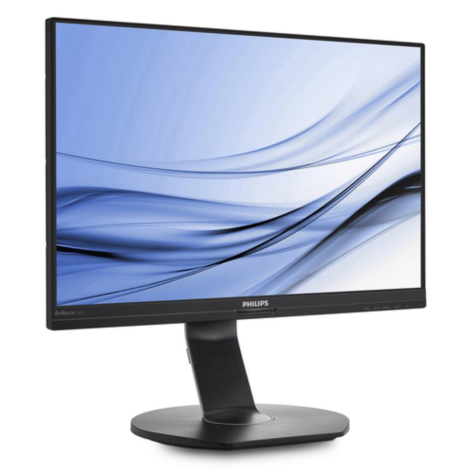Monitor Philips 241B7Q de 23,8" con altavoces y ergonomía