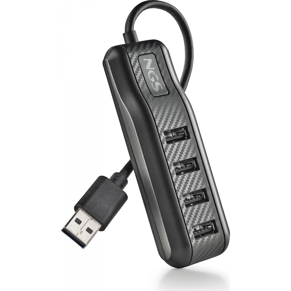 Adaptador USB Iggual. Hub tipo C x 3 puertos USB 3.1 + RJ45