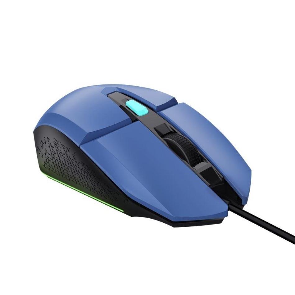 Ratón Gaming Trust Gaming GXT 109 Felox 6400 DPI Alámbrico Azul